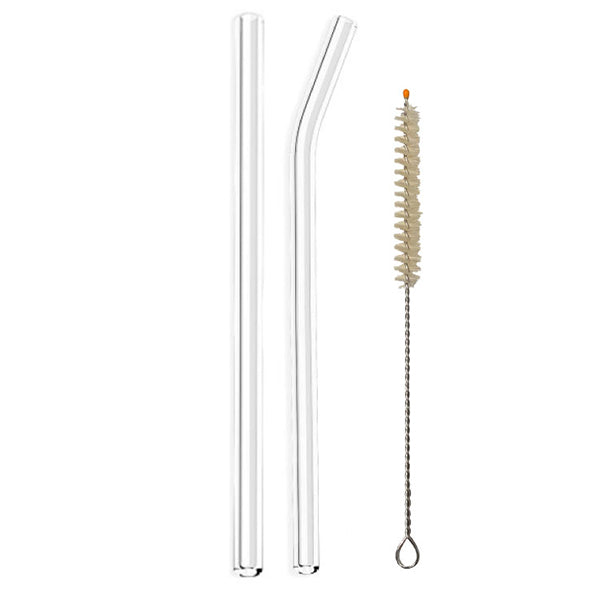 Reusable Eco-Friendly Glass Drinking Straws